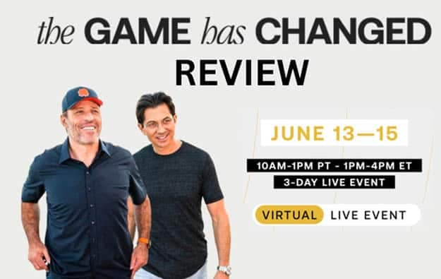 The Game Has Changed Event Review By Tony Robbins & Dean Graziosi 2024